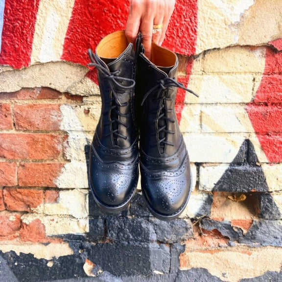 Brick Lane Boots Black | Women's Ankle Boots | Embassy London USA